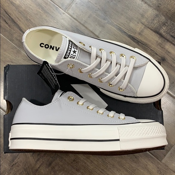 Converse | Shoes | Converse Ctas Lift Ox Platform Mousevintage White ...